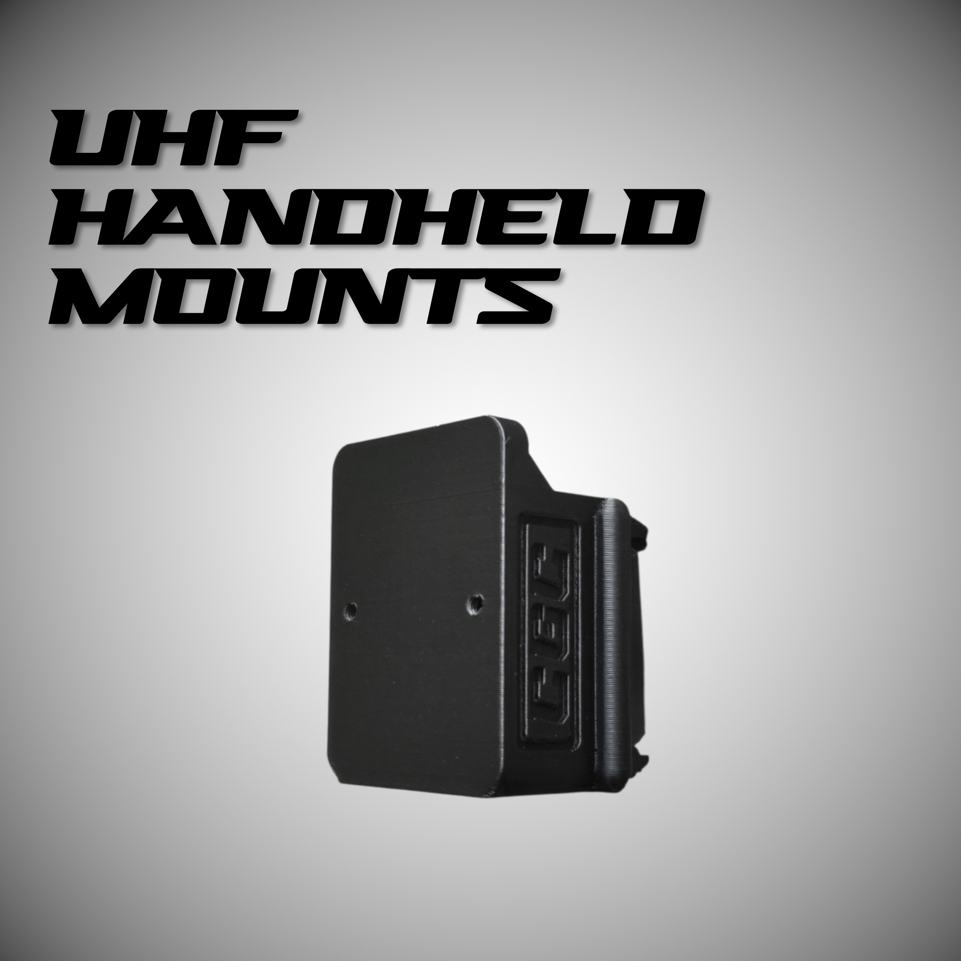 UHF Handheld Mounts – CGC Touring and 4x4 Accessory Solutions