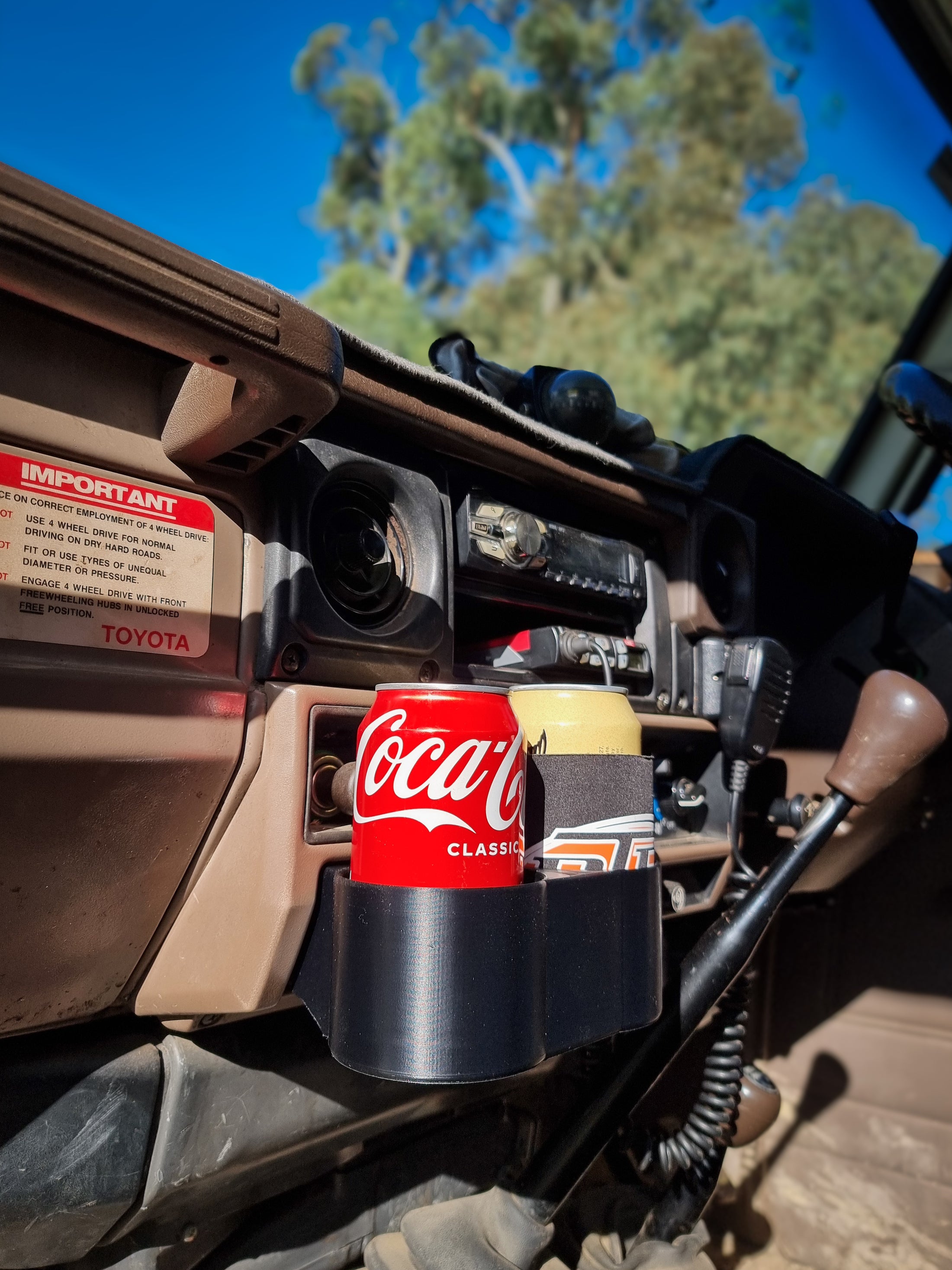 70 Series Steel Dash Cup holders – Ashtray Replacement | CG Cruisers ...